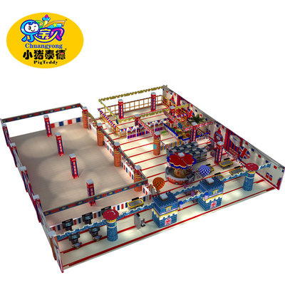 Shopping Centers Toddler Indoor Play Equipment , Commercial Childrens Soft Play Equipment