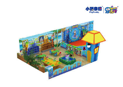 Kindergarten Play Centre Equipment , Toddler Inside Playground Equipment