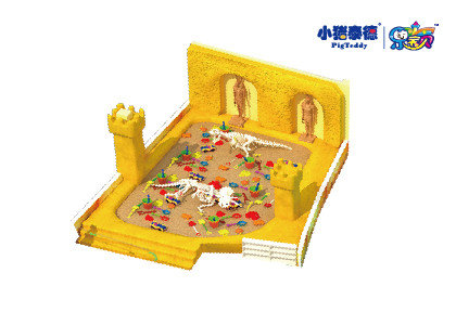 Safe Commercial Childrens Indoor Play Equipment With Large Kids Sandpit