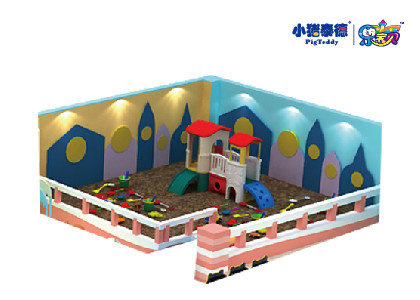 Jungle Theme Kids Play Sand Pit Indoor Soft Play Playground Equipment With Soft Ball Pool