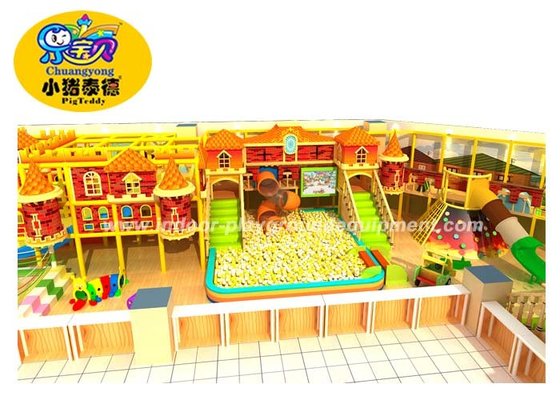 Indoor Toddler Soft Play Equipment With Foam / Sponge / Plastic Material