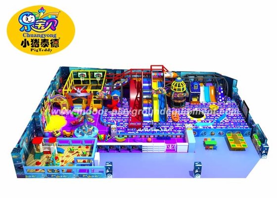 Anti - UV Soft Plastic Playground Equipment With High Safety For Children