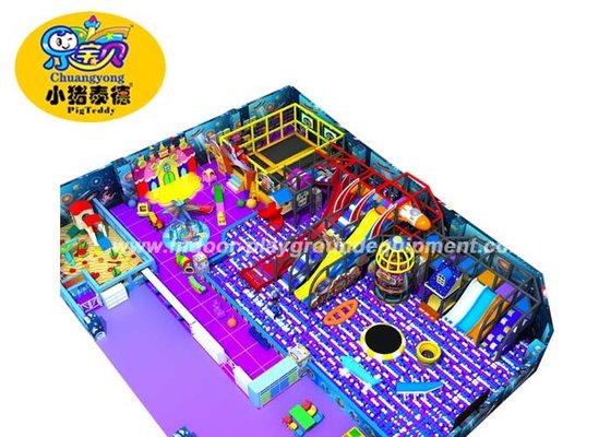 Anti - UV Soft Plastic Playground Equipment With High Safety For Children