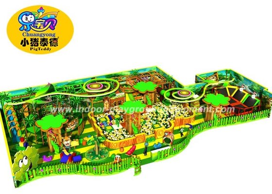 Soft Play Kids Games Naughty Castle , Forest Style Indoor Playground Toy Equipment