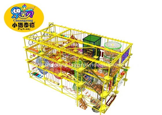 Weather Resistant Indoor Obstacle Course Equipment For Children 5 - 14 Years Age