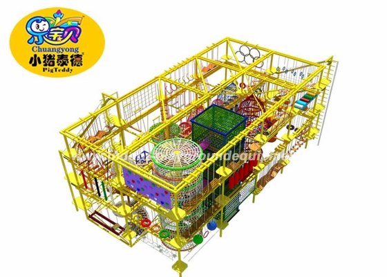 Weather Resistant Indoor Obstacle Course Equipment For Children 5 - 14 Years Age