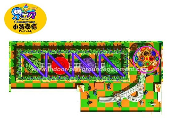 Anti - Skid Indoor Toddler Obstacle Course Equipment European Standard
