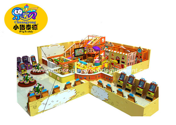 Kids Indoor Playground With Slide Plastic Commerical Soft Ball Pool
