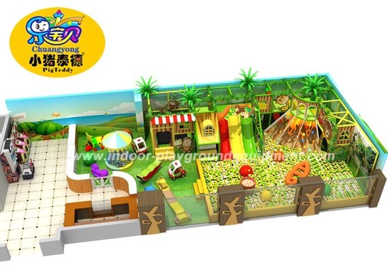Safety Soft Indoor Playground Equipment With Ball Pool / Kids Play Centre Equipment