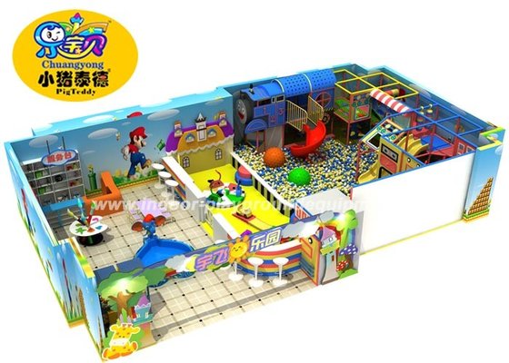 Safety Soft Indoor Playground Equipment With Ball Pool / Kids Play Centre Equipment