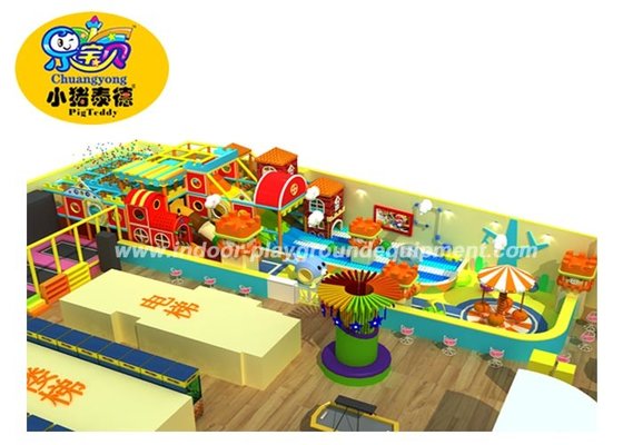 High Security Toddler Soft Play Equipment / Kids Indoor Soft Play Slide