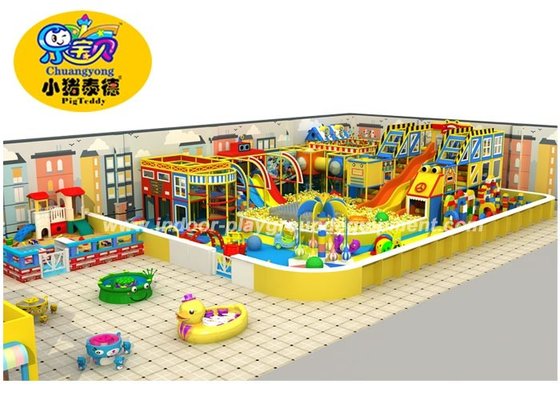 Colorful Soft Play Centre Equipment For Games European Standard Anti - Crack