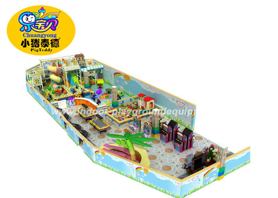 Customized  Soft Indoor Playground Equipment / Space Theme Children Park Indoor Soft Play Area