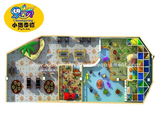 Customized  Soft Indoor Playground Equipment / Space Theme Children Park Indoor Soft Play Area