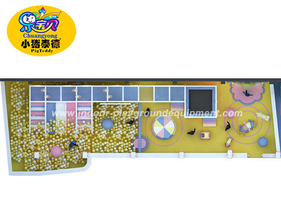 Plastic Professional Kids Indoor Soft Play Game Playground Equipment
