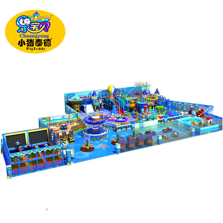 Professional Indoor Play Centre Equipment , Happy Baby Large Indoor Play Structures