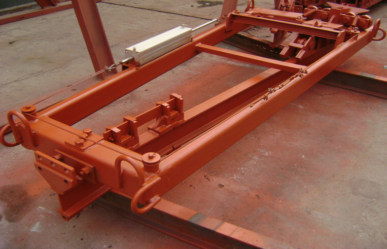 Mining monorail switch with pneumatic Air supply pressure for mounting and transportation