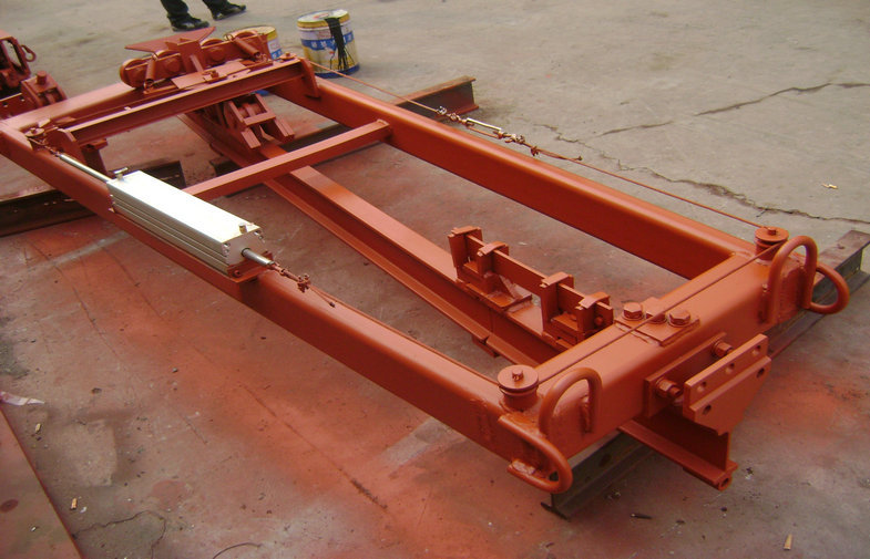 Manual Mining Monorail System switch track system via pull cable for surface mining equipments