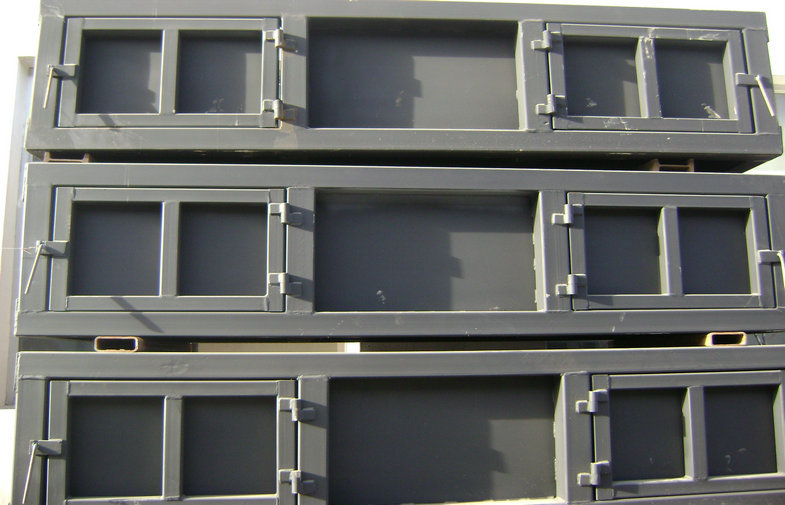 Custom Steel Shipping Containers for coal mine monorail transport systems
