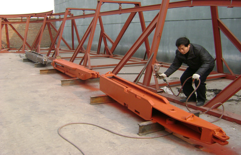 Portable 8 ton 4DUO Mining Hydraulic Drive Hoisting Monorail Beam Equipment For SMT Scharf
