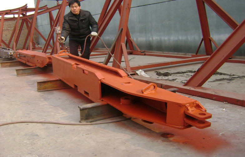 2 m / s 8 ton 4DUO Mining Hydraulic Drive Hoist Monorail Beam For The Suspended Mining Locomotive