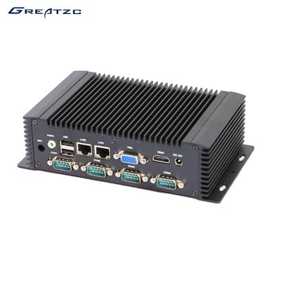 High Definition ATOM N2800 CPU Fanless Industrial Computer For Toll System