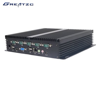 Industrial Fanless Embedded Computer Intel Celeron 1037U CPU With VGA HDMI