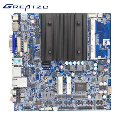 Bay Trail Celeron J1900 CPU Fanless Motherboard , Mini ITX Industrial Motherboard