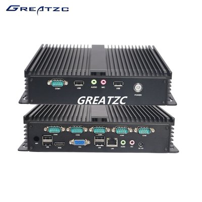 HD Industrial Small Fanless PC With Intel Celeron 1037U CPU 1 LAN Port