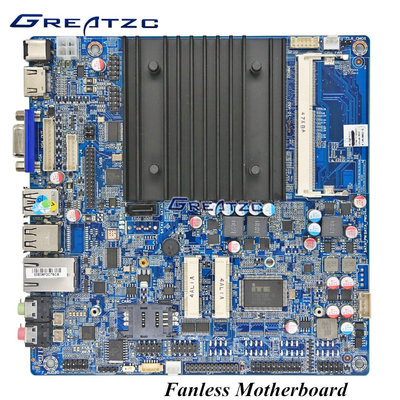 Celeron J1900 DDR3 Quad-Core Fanless Motherboard With MPCIE MSATA SIM Slot