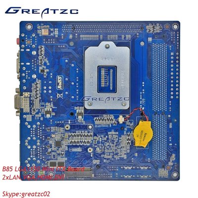 1150 Mini ITX Motherboard / Intel B85 Chipset Motherboar / Dual LAN Mainboard