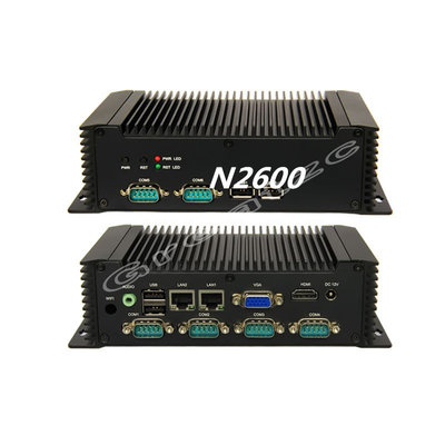 Dustproof ZC-G26DL Mini Industrial PC Computers Onboard Intel CPU