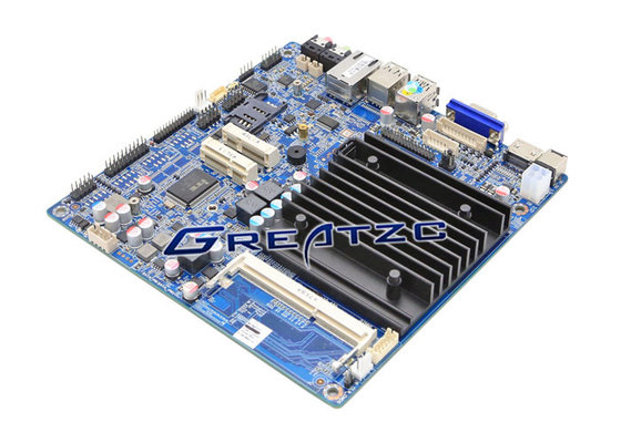 Industrial Grade Fanless intel bay trail motherboard J1900 Processor  6 COM VGA HDMI LVDS Display
