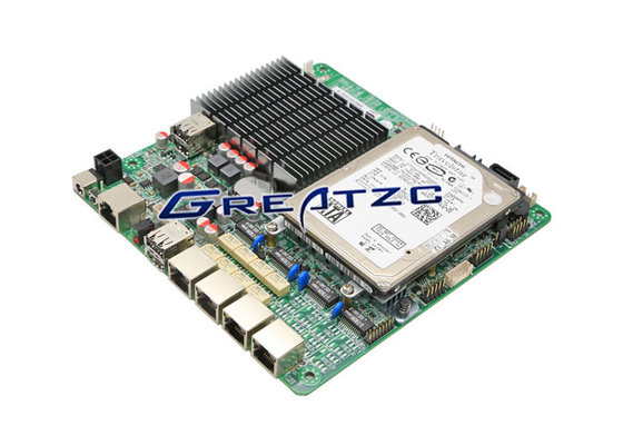 Quad LAN Gigabit Fanless Motherboard J1900 Processor / pf Sense Motherboard