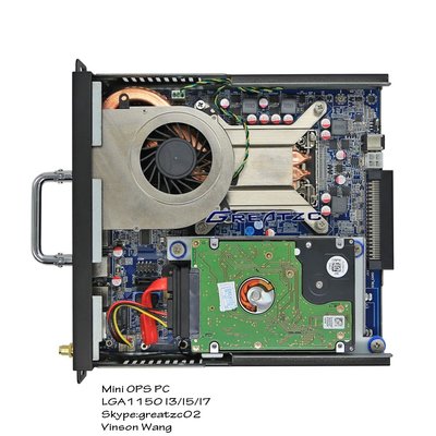 7Th Generation CPU Industrial Embedded Computer LGA1151 Socket H110 Chipset