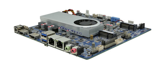 Skylake i5 6200u CPU Industrial PC Motherboard , Mini Itx Dual Lan Motherboard 2 HDMI