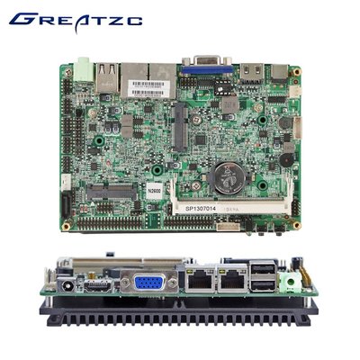 3.5 inch Intel ATOM Dual LAN Motherboard Dual Core With 6 COM LVDS SATA
