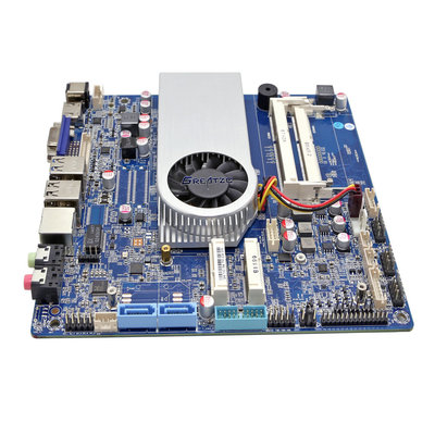 I3 6100U Industrial PC Motherboard / 4K Intel HD 520 pc mainboard For Display