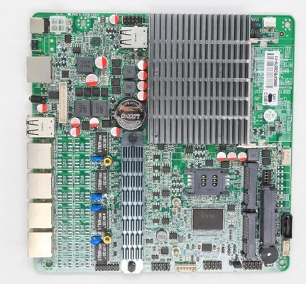 Dual Core Fanless Quad LAN Motherboard With 4 Intel Gigabit Network Card
