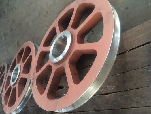 High strength and speed Φ1200 Wire Rope Sheave for Steel Industry and Metallergy