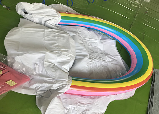 3.5kg Rainbow Bridge Inflatable Water Floats Funny Inflatable Pool Floats