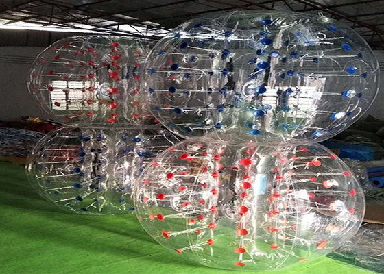 1.0mm TPU Red Inflatable Bubble Ball Inflatable Bubbles For Humans