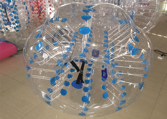 Colorful Dot Inflatable Bubble Ball Dia 100cm Body Bumper Balls