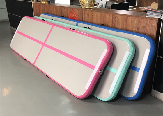 DWF / PVC Material Inflatable Air Tumble Track / Air Track Mat 28kg