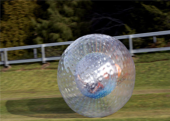 300*200cm TPU Inflatable Zorb Ball Clear Human Hamster Ball 68kg