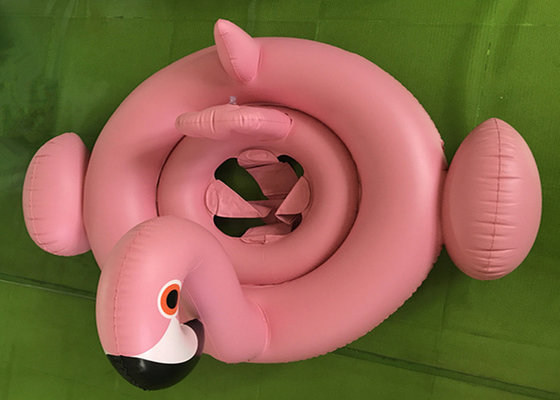 Blow Up Flamingo Pool Toy For Kids , Pink / White Funny Pool Floats WF-44