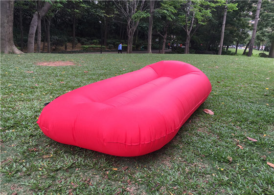 Waterproof Pink Inflatable Sofa Bed / Sleeping Air Bed ASB-001