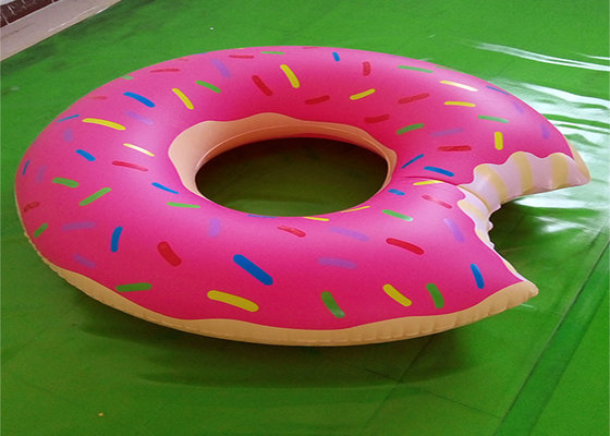 120*120cm Outdoor Swimming Pool Floats Funny Pink Donut Pool Float