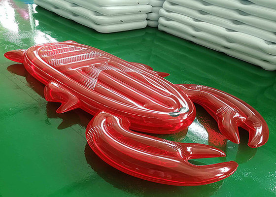 Red Lobster Inflatable Pool Toy , Water Play Inflatable Floats For Pool