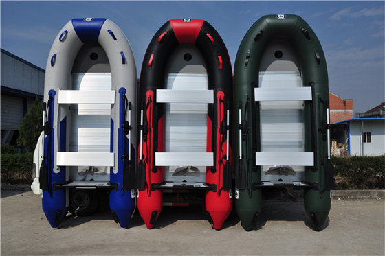 Blue Anti - Collision Inflatable Kayak Boat With Aluminum Floor SM-300
